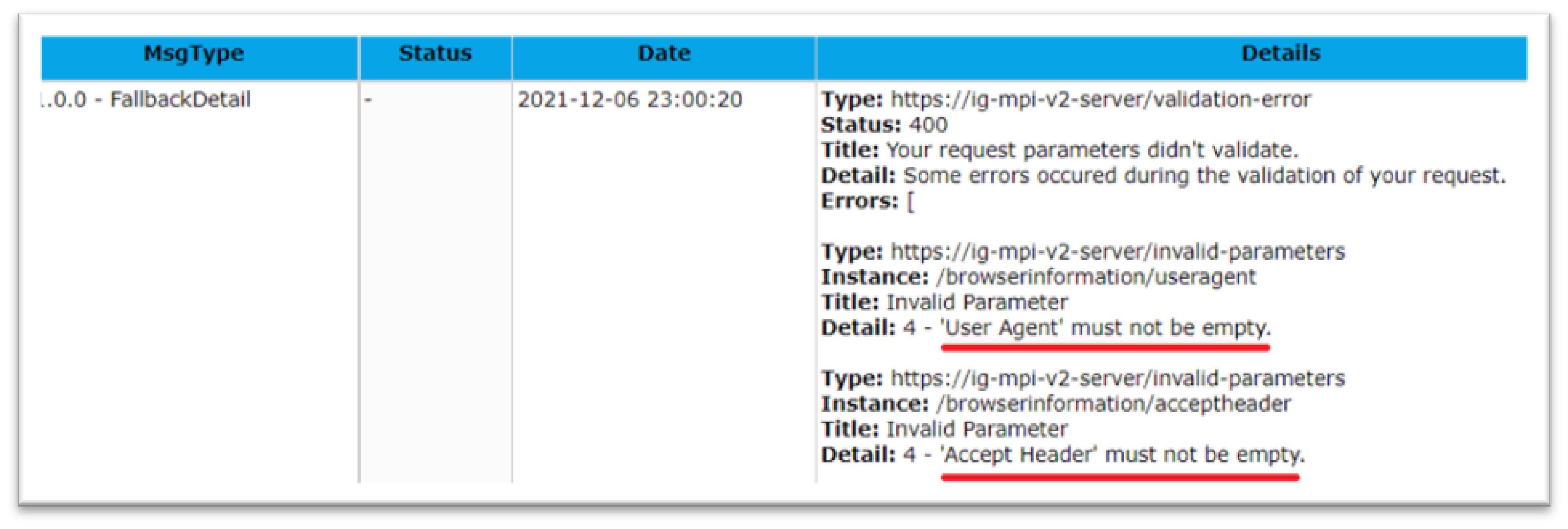3-D Secure V2 parameters